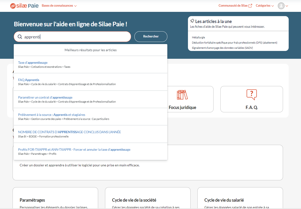 Découvrez comment utiliser notre nouvelle Aide en ligne ! 🚀 – Silae Paie