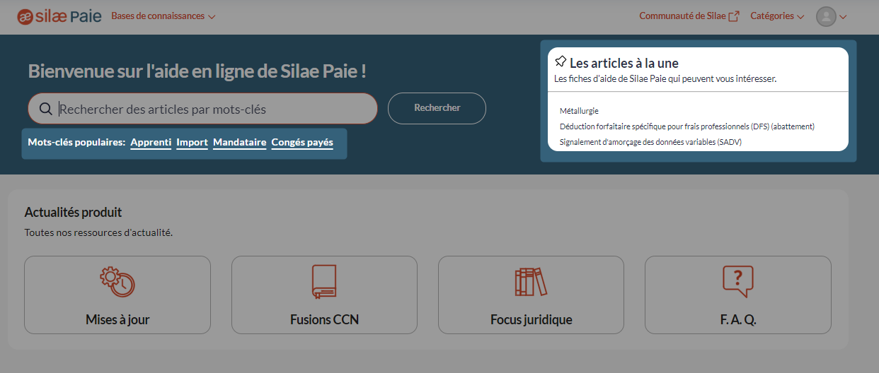 Découvrez comment utiliser notre nouvelle Aide en ligne ! 🚀 – Silae Paie