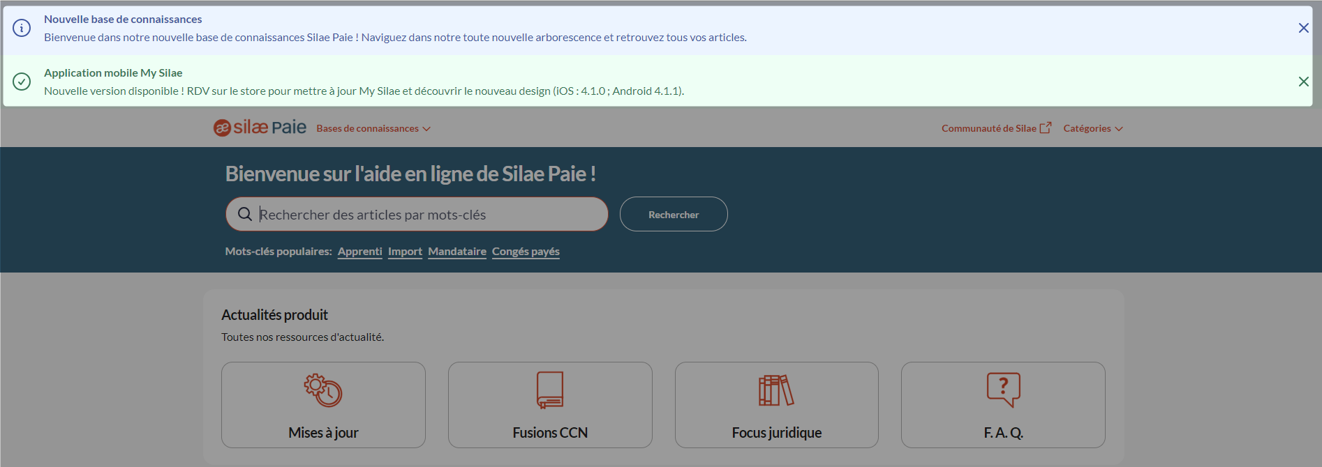 Découvrez comment utiliser notre nouvelle Aide en ligne ! 🚀 – Silae Paie