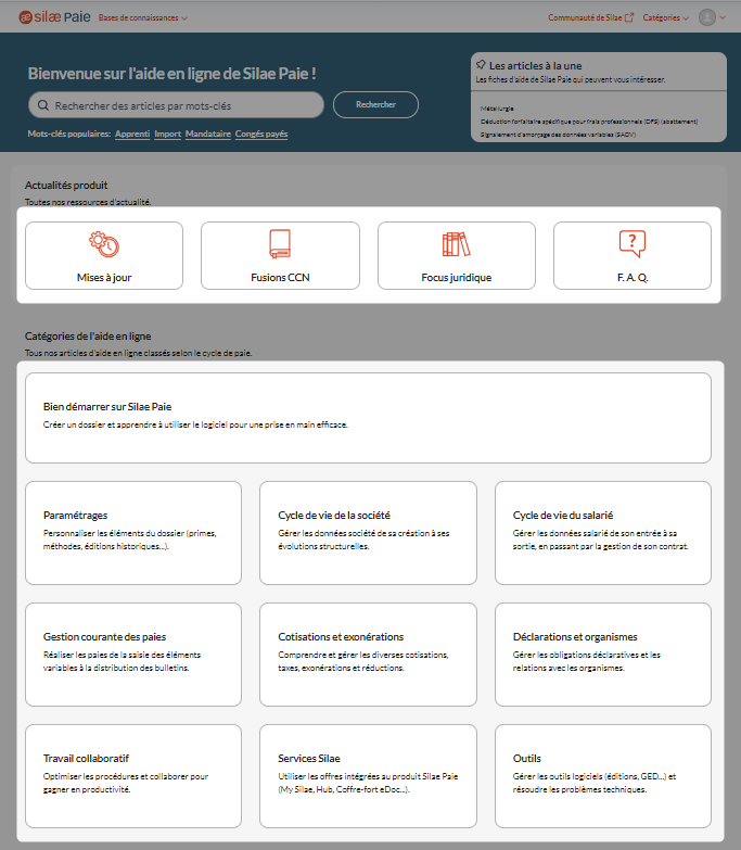 Découvrez comment utiliser notre nouvelle Aide en ligne ! 🚀 – Silae Paie