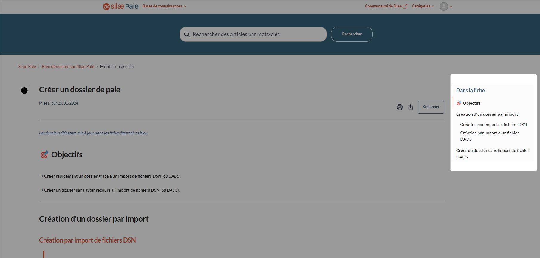 Découvrez comment utiliser notre nouvelle Aide en ligne ! 🚀 – Silae Paie