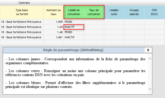 . FAQ Fiches de paramétrage des organismes complémentaires – Silae Paie