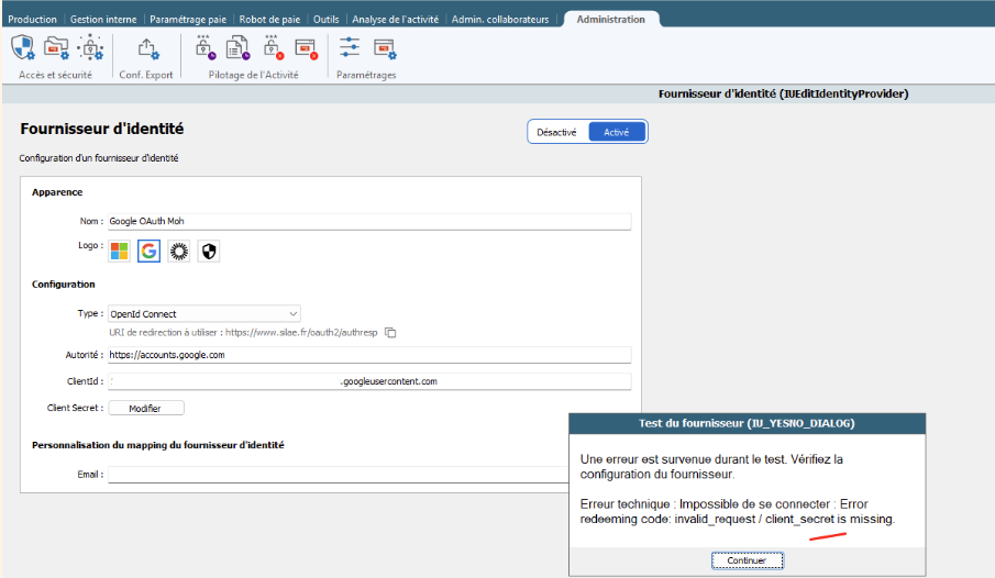 . FAQ Authentification Externe – My Silae